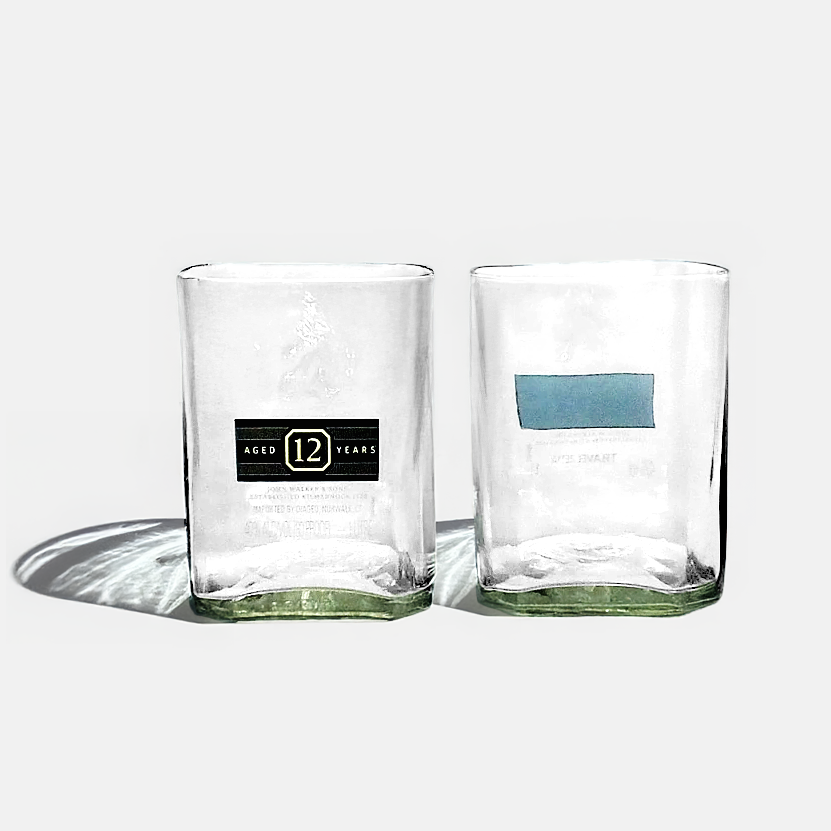 Johnnie Walker Drinking Glass | Upcycled Glassware | Mosa